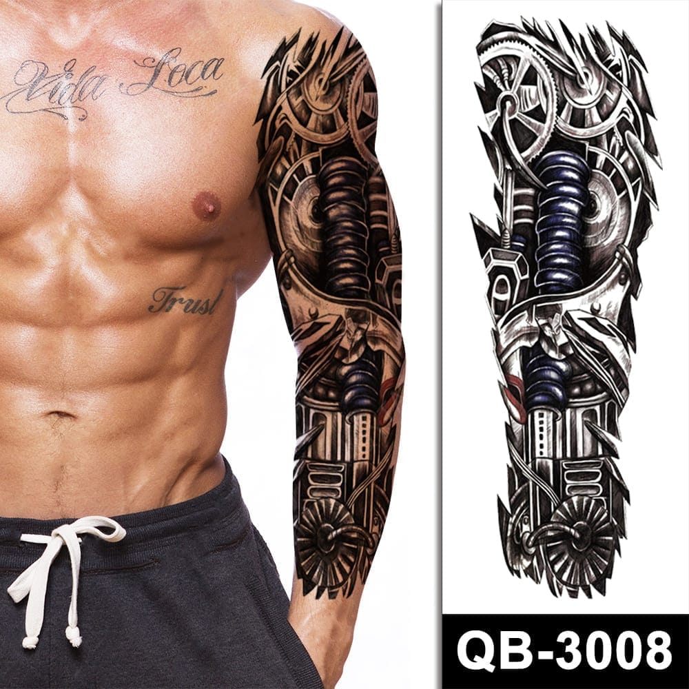 Buy Robotic Arm Temporary Tattoo Online | Quick Tattz