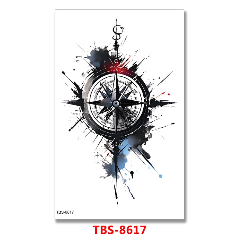 Buy Compass Temporary Tattoo in Australia – Stylish & Safe